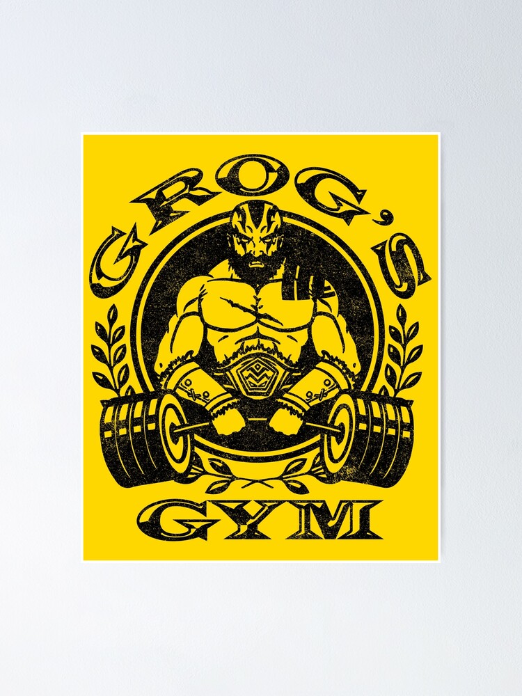 "Grog's Gym" Poster by huckblade | Redbubble