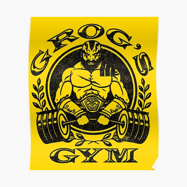 "Grog's Gym" Poster by huckblade | Redbubble