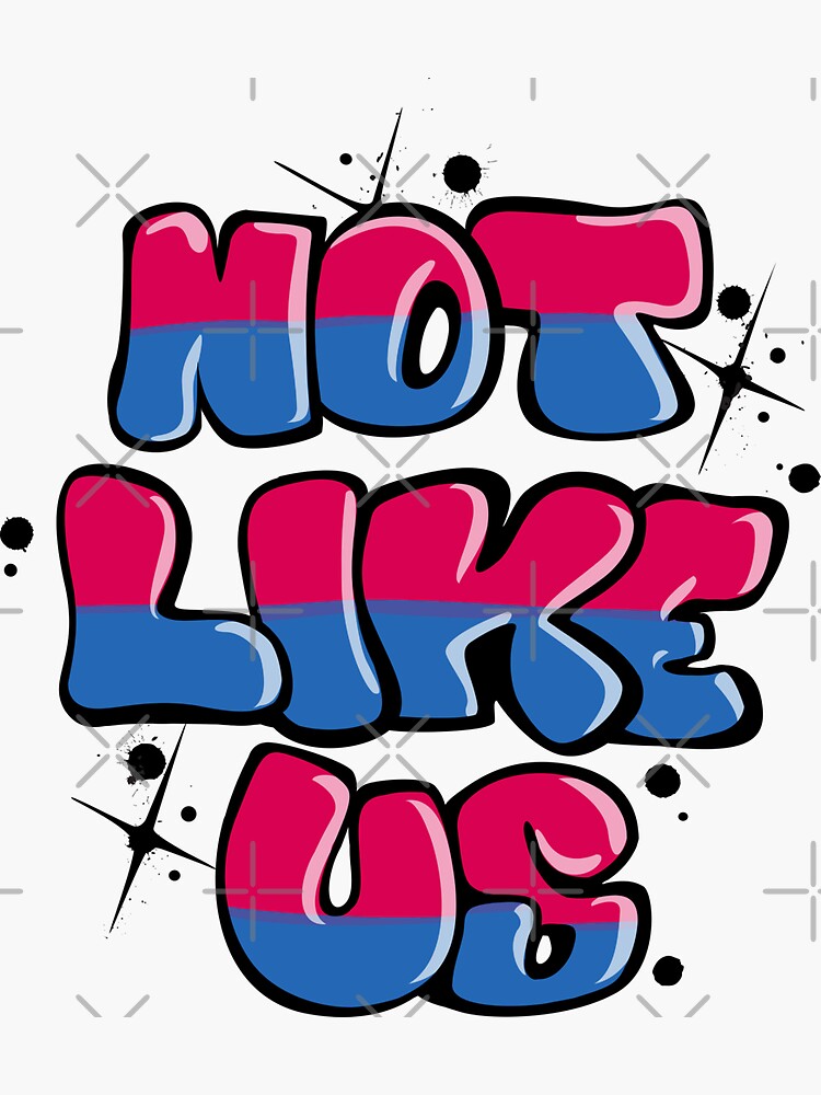 "Not Like Us Kendrick Lamar" Sticker for Sale by zummi | Redbubble