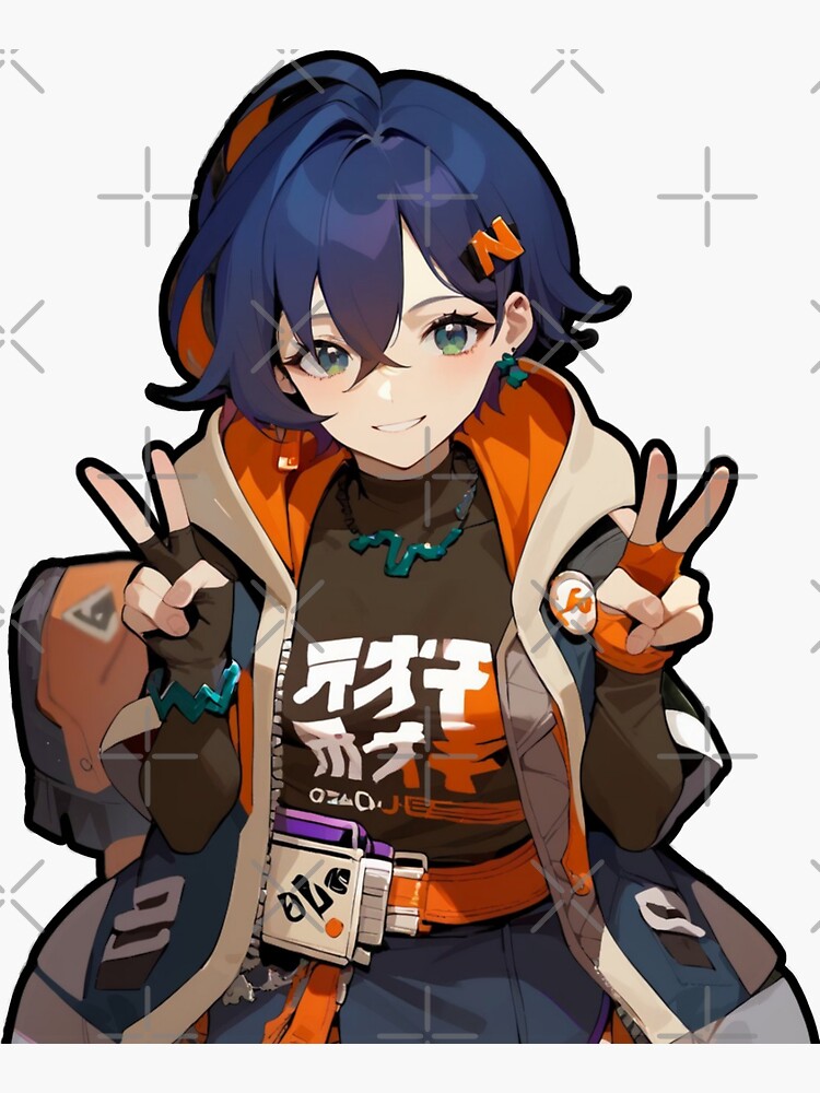 "Belle Zenless Zone Zero Decals fan Belle ZZZ Stickers Mc Zenless Zone ...