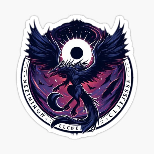 "Nevernight Eclipse Blood and Dust" Sticker for Sale by smanoj11 ...