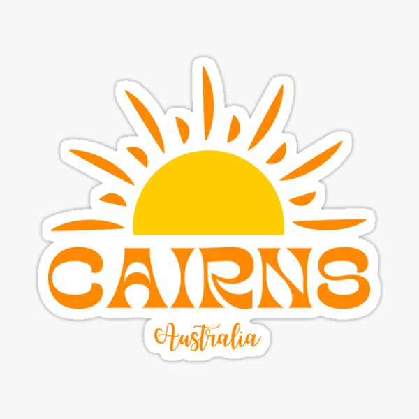"CAIRNS Australia" Sticker for Sale by BjornLundstrom | Redbubble