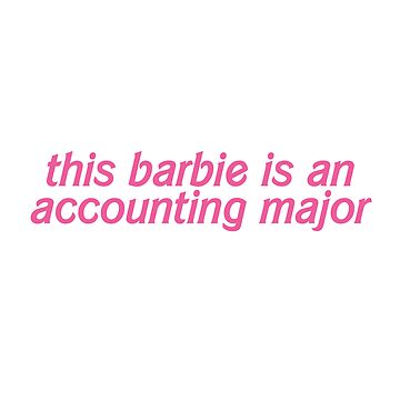 "accounting major" Sticker for Sale by kaykiser | Redbubble