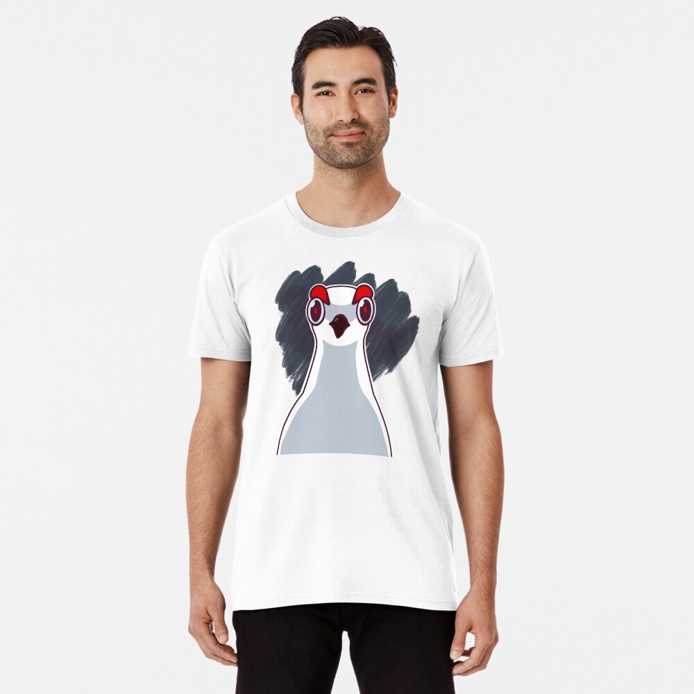 "Awebo bird staring at you menacingly sticker" Sticker for Sale by ...