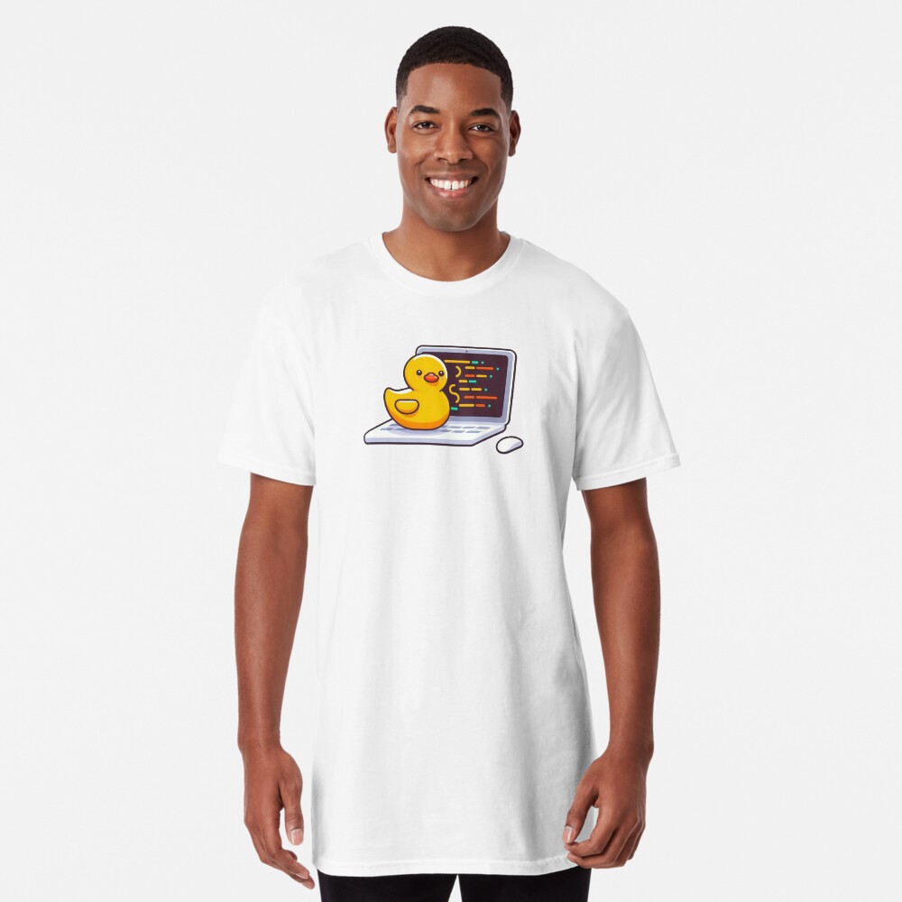 "Rubber Duck Programmer Debugging" Sticker for Sale by Pavel Detka ...