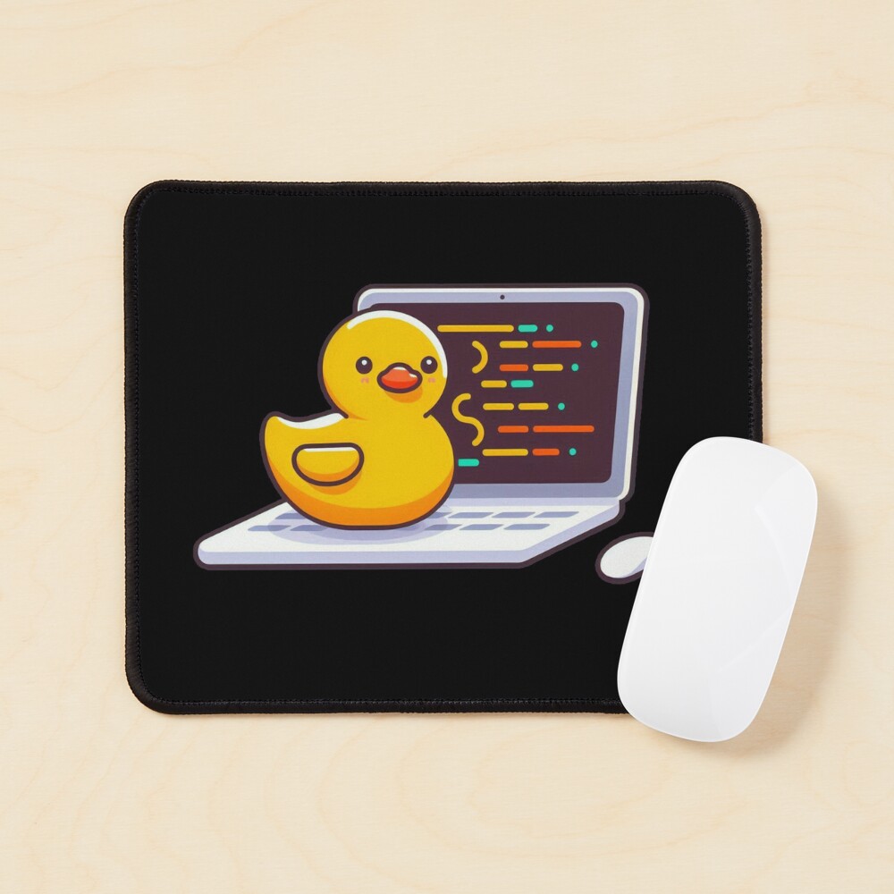 "Rubber Duck Programmer Debugging" Sticker for Sale by Pavel Detka ...