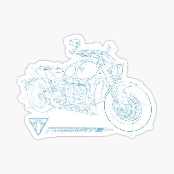 "Rocket 3 " Sticker for Sale by lluviayui | Redbubble