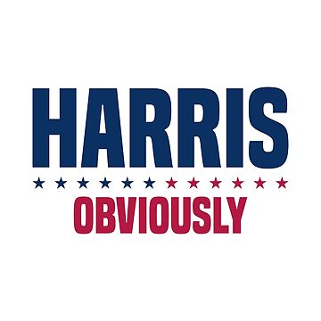 "Harris Obviously" Sticker for Sale by Kannan-Ravi | Redbubble