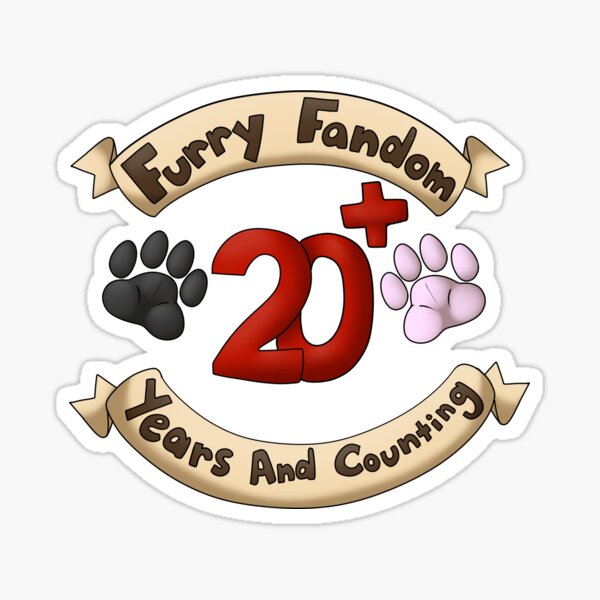 "20+ years and counting" Sticker by BFKArt | Redbubble