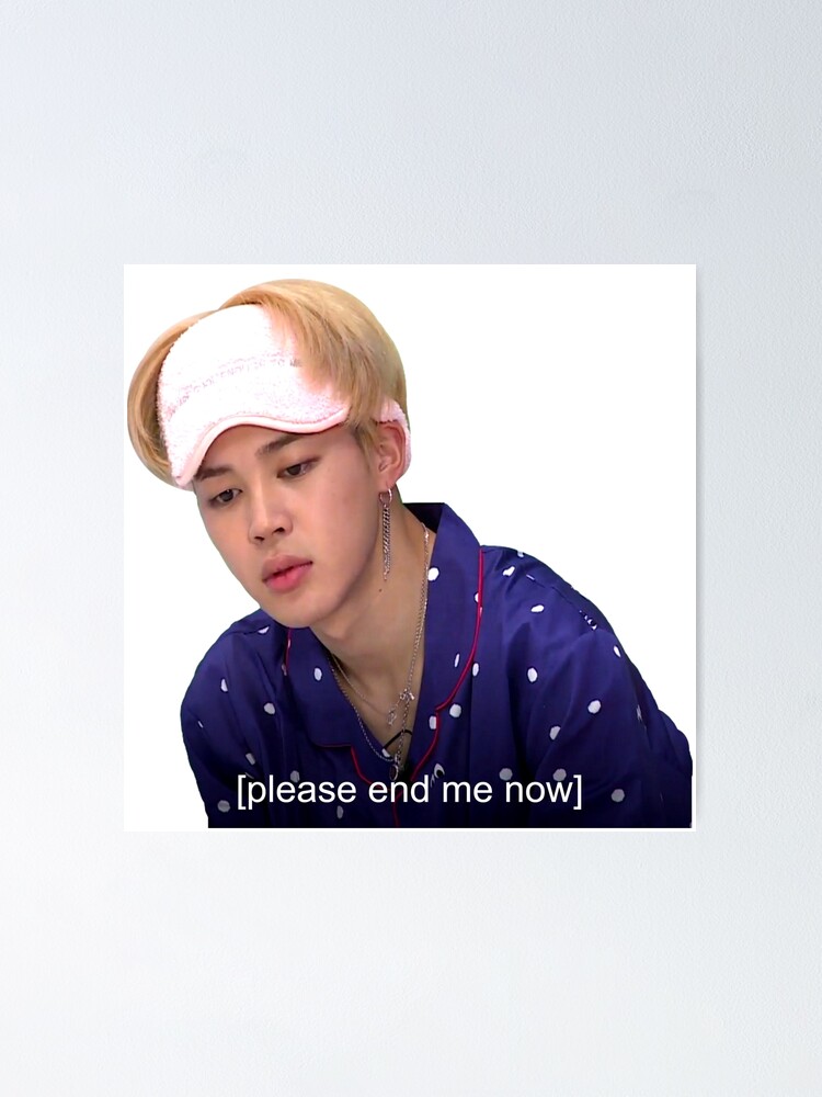 "Sleepy Jimin " Poster by kaptenzissou | Redbubble