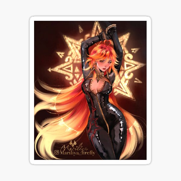 " Mavuika - Genshin impact " Sticker for Sale by Mari-Firefly | Redbubble