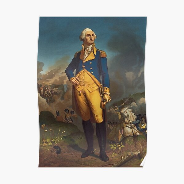 "George Washington - Military Portrait " Poster for Sale by ...