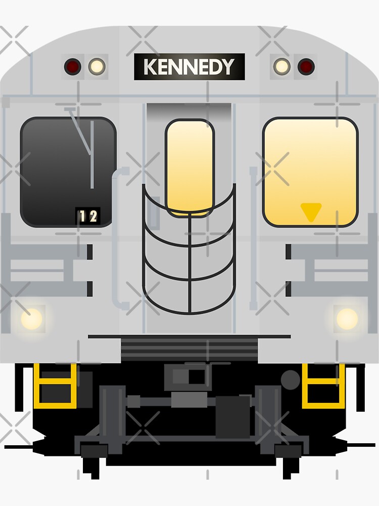 "TTC Subway Bombardier T1 Train" Sticker for Sale by LeonTransit ...