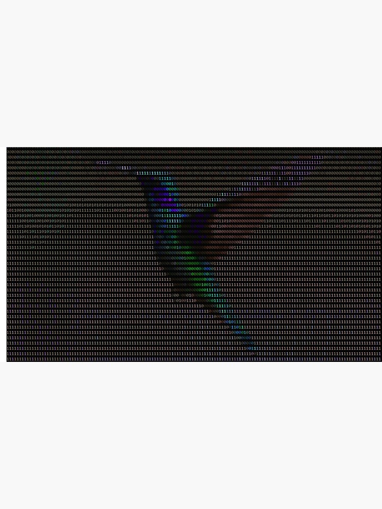 "Binary ASCII Code Bird 101010 Looking Up" Art Print for Sale by ...
