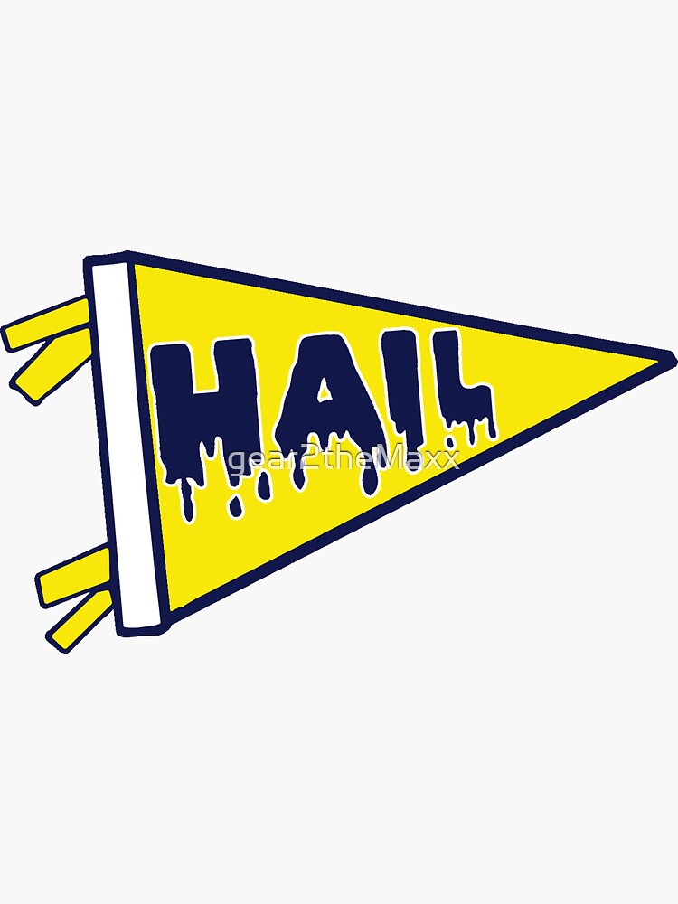 "Michigan Hail Spirit Flag" Sticker for Sale by gear2theMaxx | Redbubble