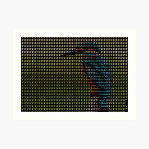 "Binary ASCII Code Bird 101010 Field" Art Print by Nostalgio | Redbubble