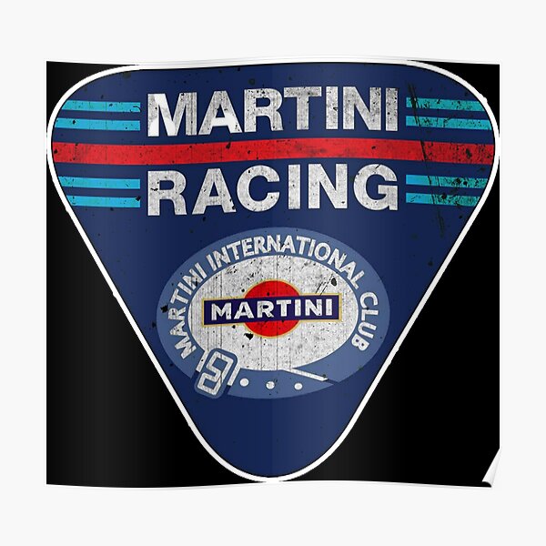 "martini racing rally" Poster for Sale by detayata | Redbubble