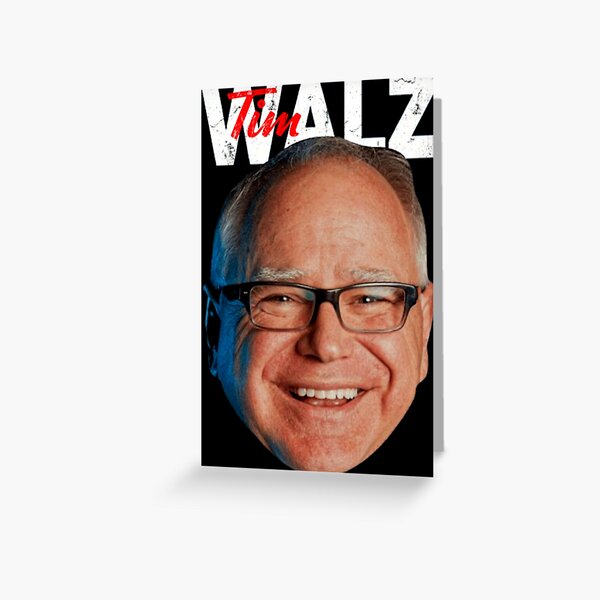 "Tim walz" Greeting Card for Sale by DestiniHill | Redbubble