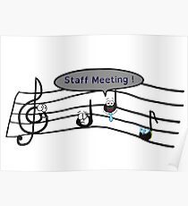 Staff Meeting Posters | Redbubble