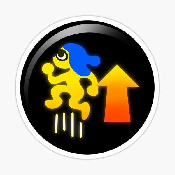 "Intensify Action Chunk" Sticker for Sale by DeceasedSquid | Redbubble