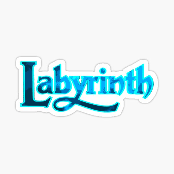 "Labyrinth Logo" Sticker by PackMan44 | Redbubble