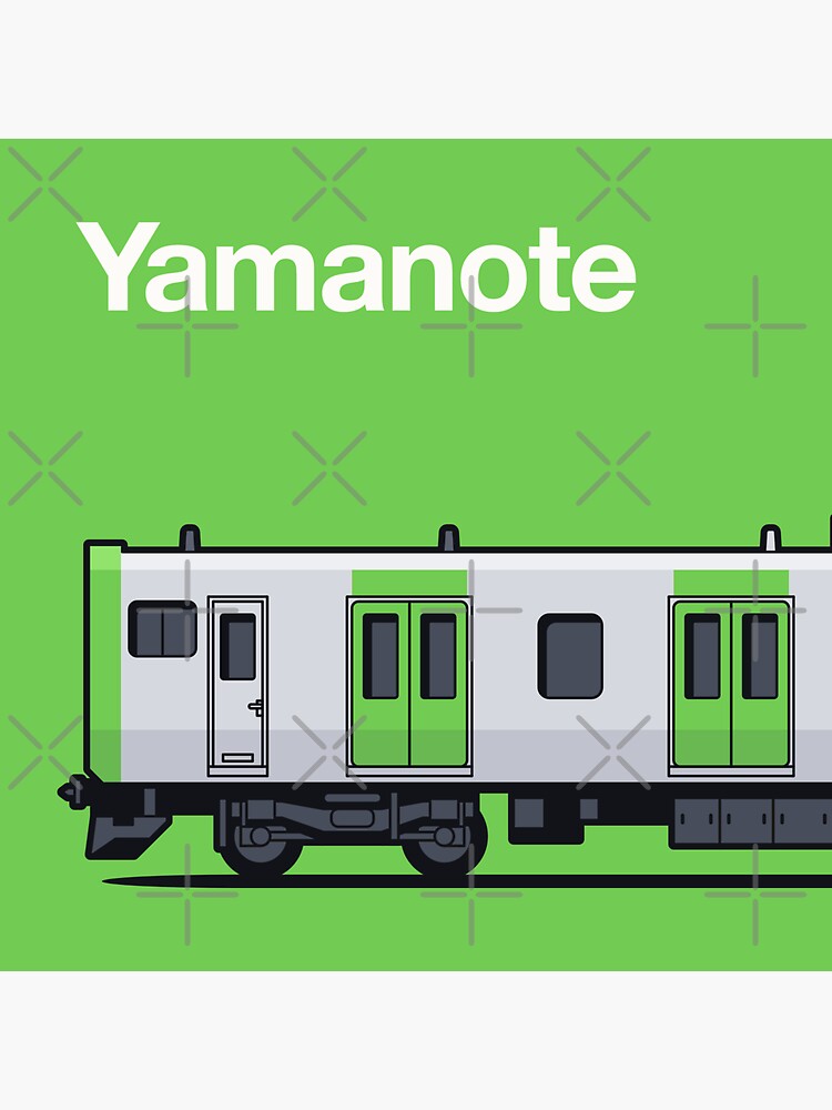 "Tokyo Yamanote Line E235 Series Train Side Japan" Sticker for Sale by ...
