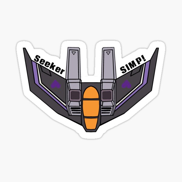 "Skywarp Seeker Fan" Sticker for Sale by SwervesBarPod | Redbubble