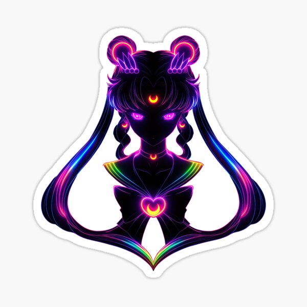 "Neon Princess" Sticker for Sale by QueenShadowrama | Redbubble