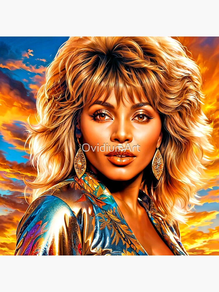 "Tina Turner" Poster for Sale by OvidiumArt | Redbubble