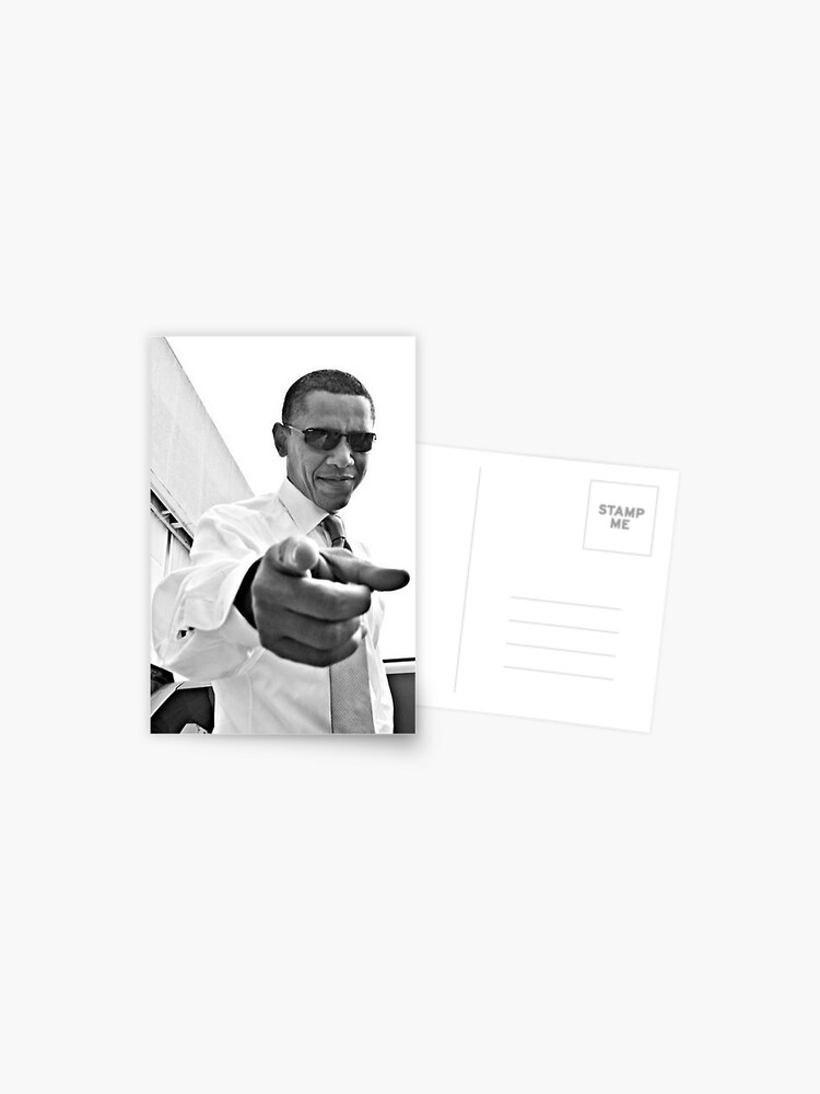 "Barack Obama " Postcard for Sale by Lindsay Wilson | Redbubble