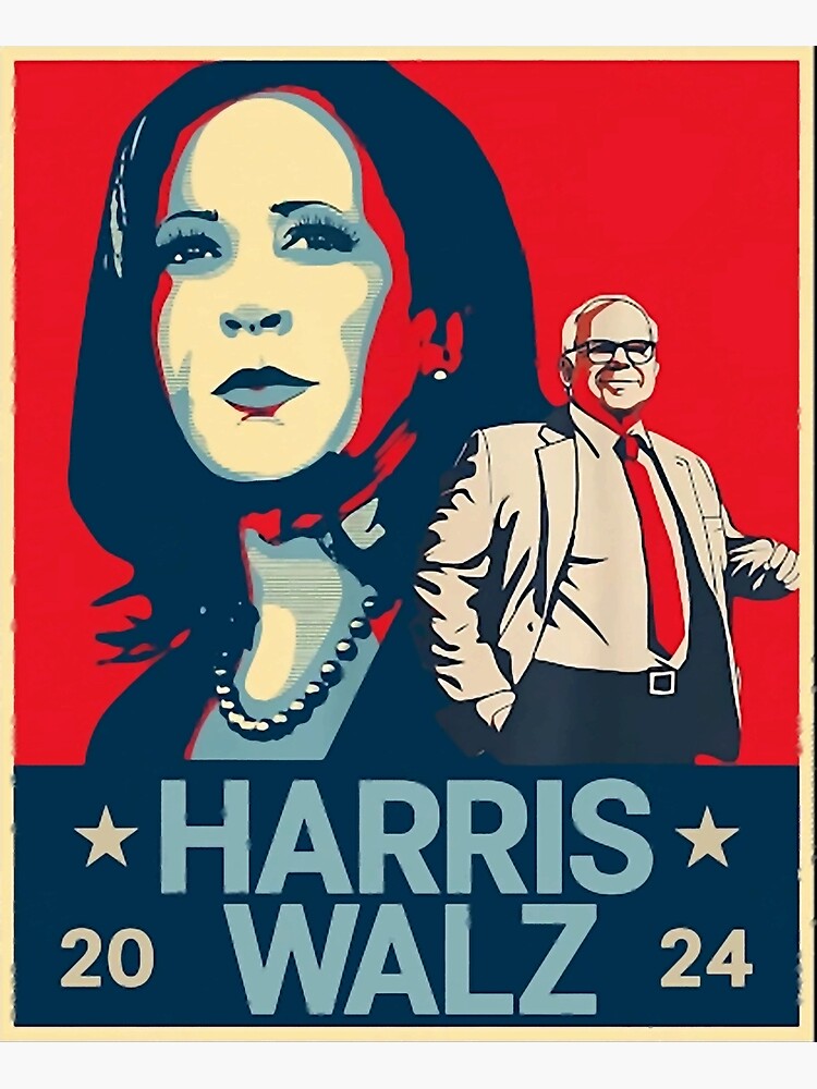 "Harris Walz 2024 Election | Kamala Harris and Tim Waltz 2024 Graphic ...