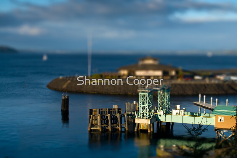 "Tiny Point Defiance Ferry Terminal" by Shannon Cooper | Redbubble