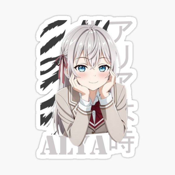 "Alya Sometimes Hides Her Feelings in Russian" Sticker for Sale by ...