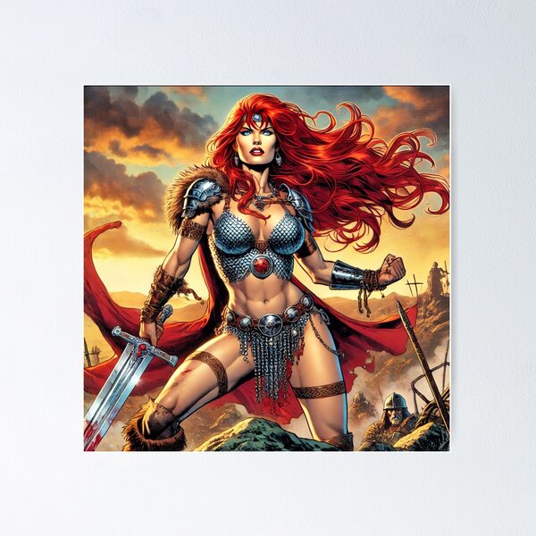 "Red Sonja: Warrior Queen of the Hyborian Age vol.22" Poster for Sale by janarspixels | Redbubble