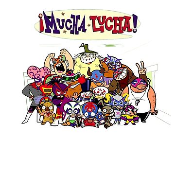 "Mucha Lucha full character picture" Sticker for Sale by Sques87 ...