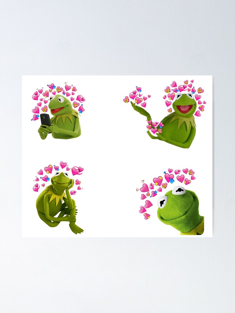 "Kermit The Frog" Poster for Sale by Smuggler | Redbubble