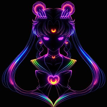 "Neon Princess" Sticker for Sale by QueenShadowrama | Redbubble
