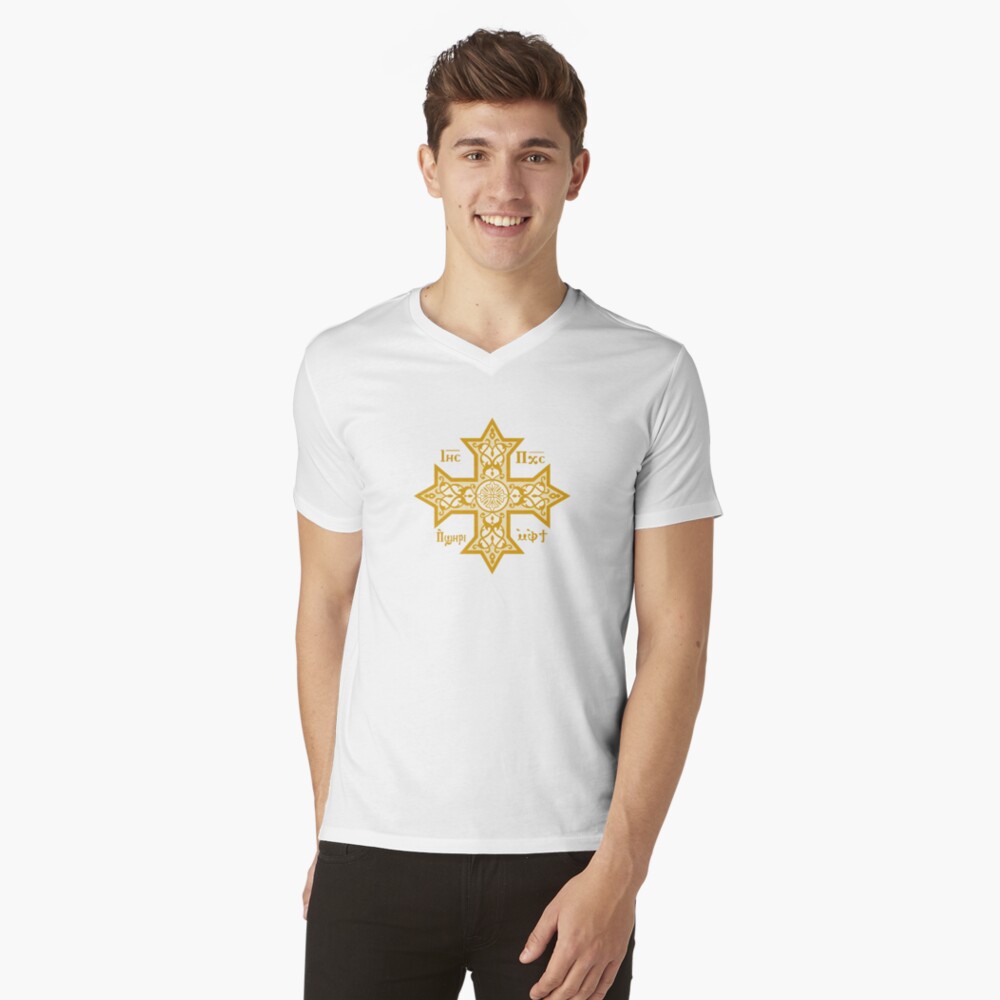 "Coptic Cross Gold" Sticker for Sale by CopticByDesign | Redbubble