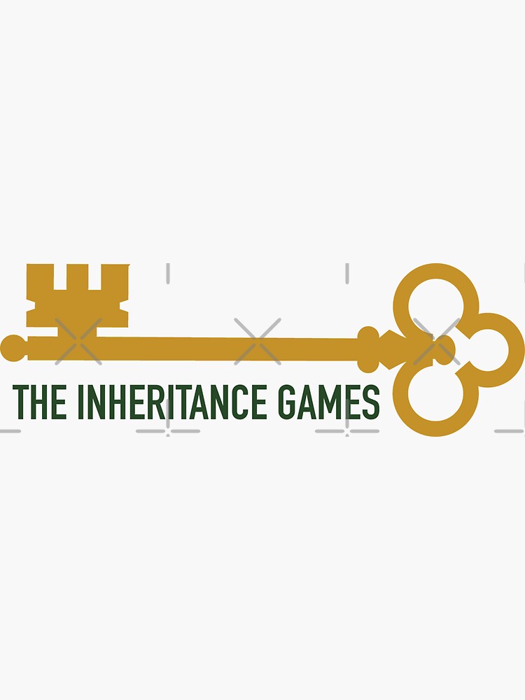 "The Inheritance Games Text with Key" Sticker for Sale by AveryBMS ...
