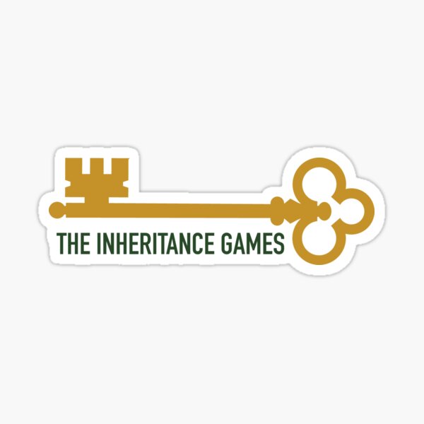 "The Inheritance Games Text with Key" Sticker for Sale by AveryBMS ...