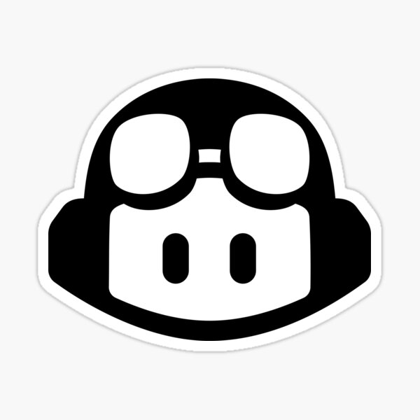 "Copilot logo GitHub" Sticker by Odd-Things | Redbubble