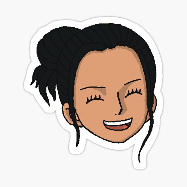 "Nico Robin (One Piece)" Sticker for Sale by HadesPokeArt | Redbubble