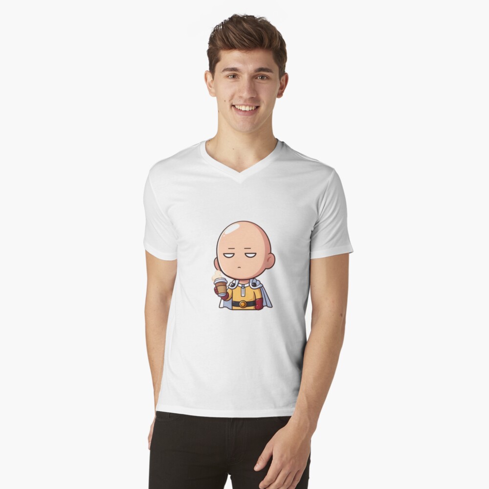 "Coffee Saitama Sticker" Sticker for Sale by Greemo | Redbubble