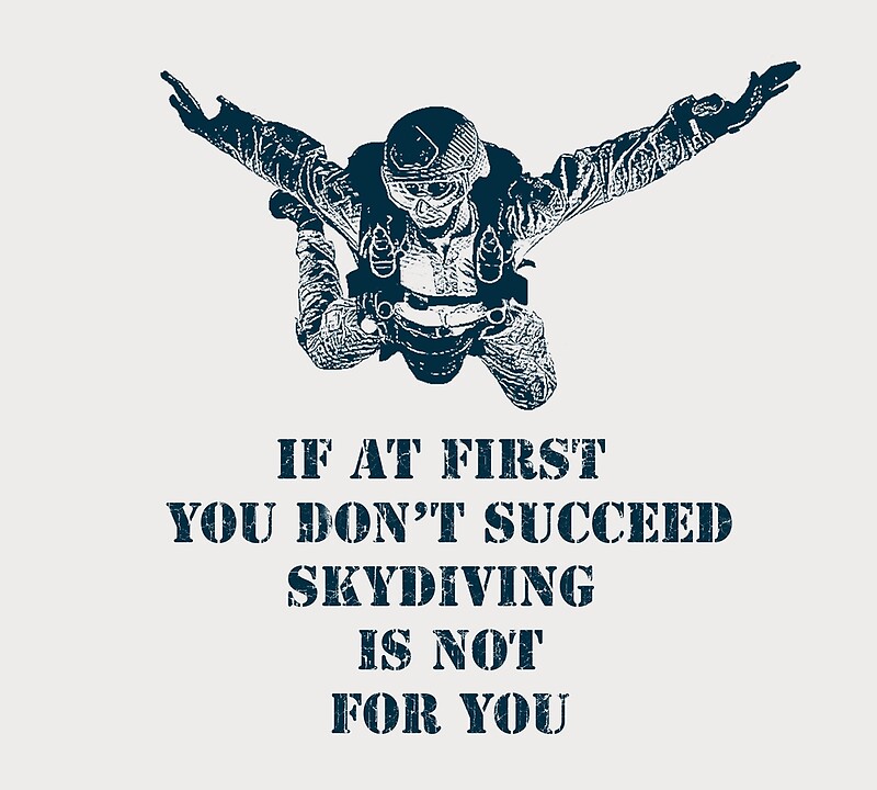 "Skydiver, Skydiving. Funny Saying, Humor" by STYLESYNDIKAT | Redbubble