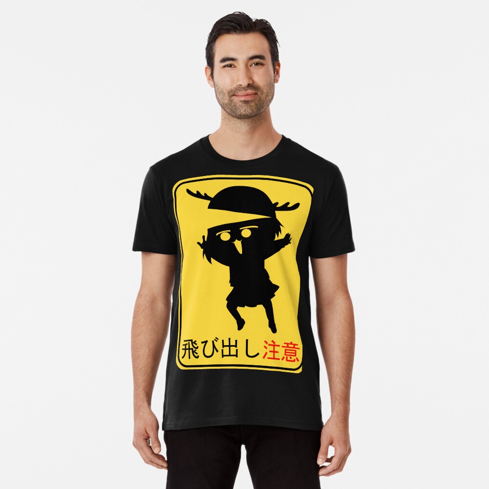 "Shikanoko Noko Deer Warning Sign 飛び出し注意" Sticker for Sale by SOVLLESS ...