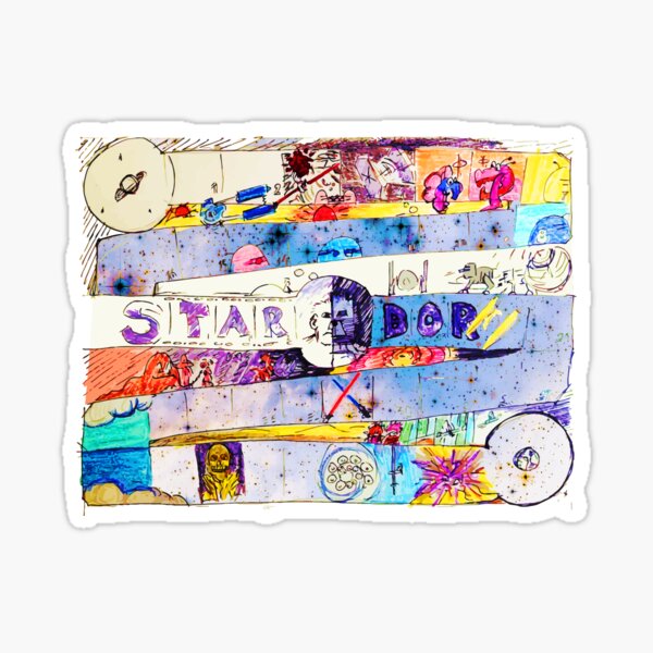 "Star Bore" Sticker for Sale by bespired | Redbubble