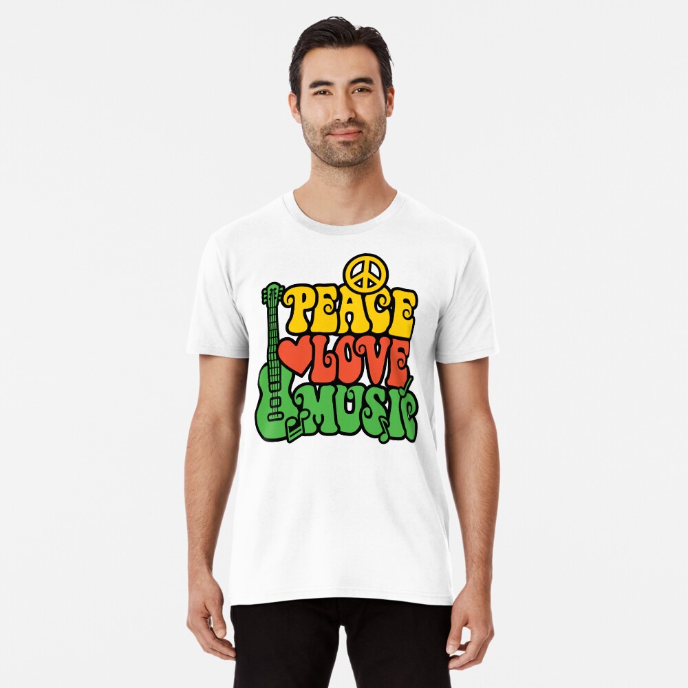 "Reggae Peace-Love-Music" Sticker for Sale by Lisann | Redbubble
