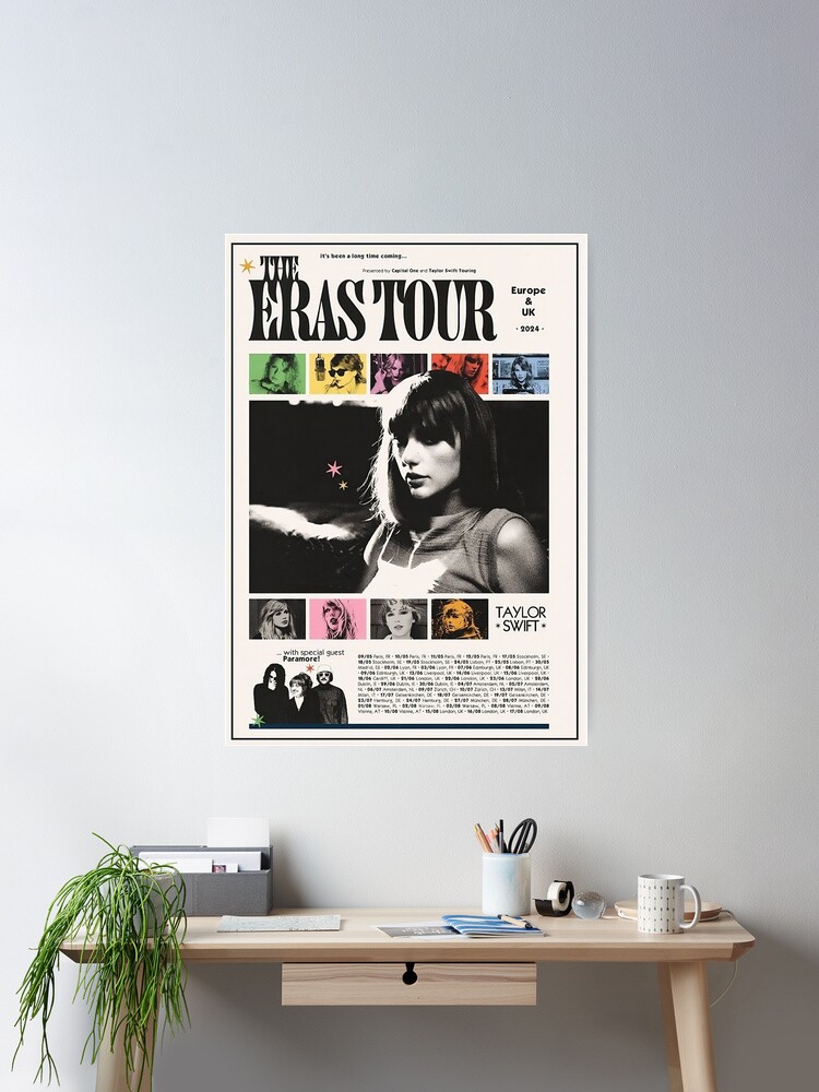 "The Eras Tour Poster Taylor Swift" Poster for Sale by Velvet Muse ...