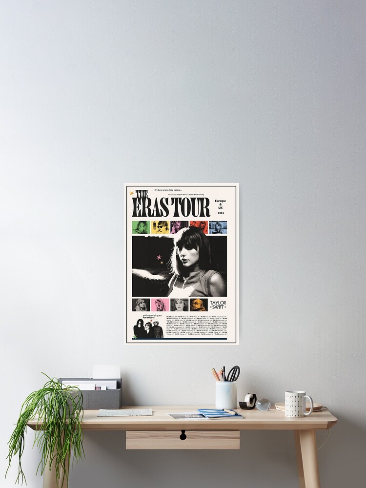 "The Eras Tour Poster Taylor Swift" Poster for Sale by Music and all ...