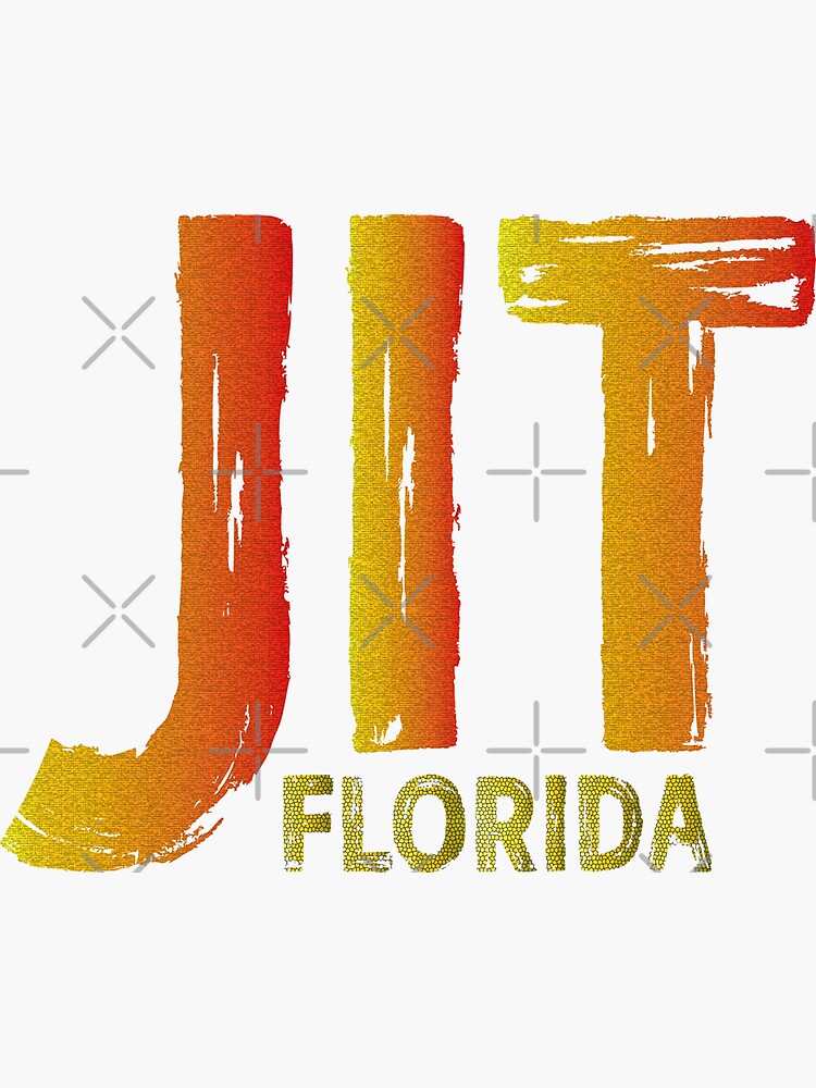"Florida Jit Slang Art Design" Sticker for Sale by PatternFusions ...